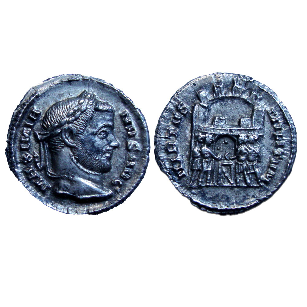 Maximianus - Argenteus rare (N2280) - argenteus virtvs militvm ...
