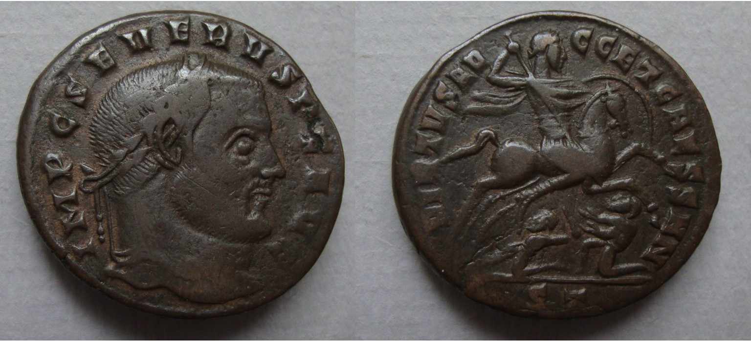 Severus II - Severus on horseback fighting ennemies! VERY RARE (S2216 ...