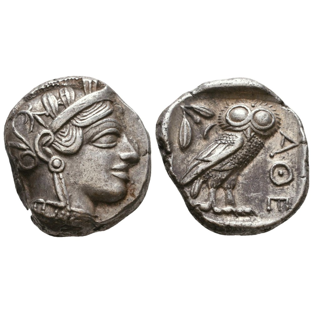 ATHENIAN OWL Greek Tetradrachm (S2247) - Tetradrachm athenian owl ...