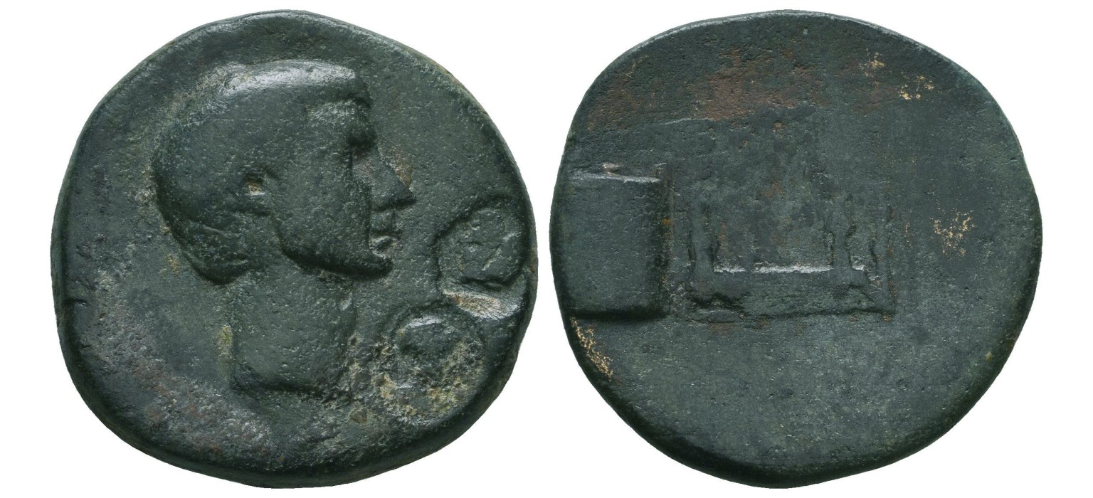 Gaius Sosius - zeldzame munt van de generaal van Marcus Antonius ...