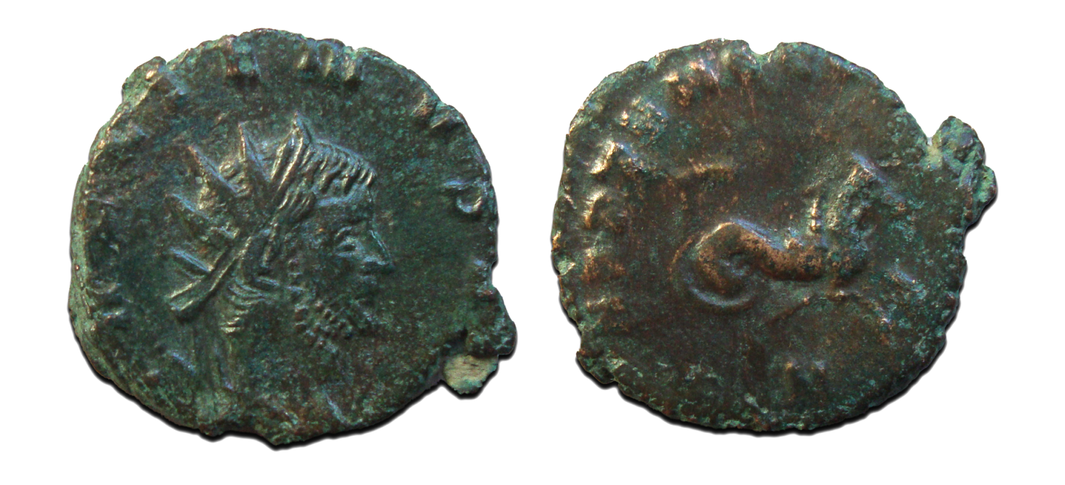 Gallienus - Hippocamp (Ap2310) - Hippocamp to the right | RomanCoinShop.com