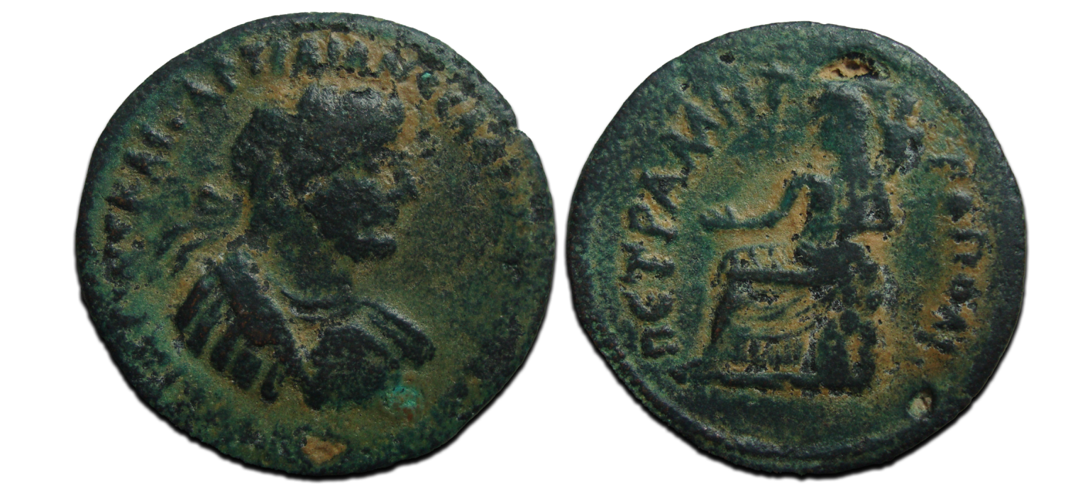 Hadrianus - munt uit PETRA! (AP23120) - Petra tyche | RomanCoinShop.com