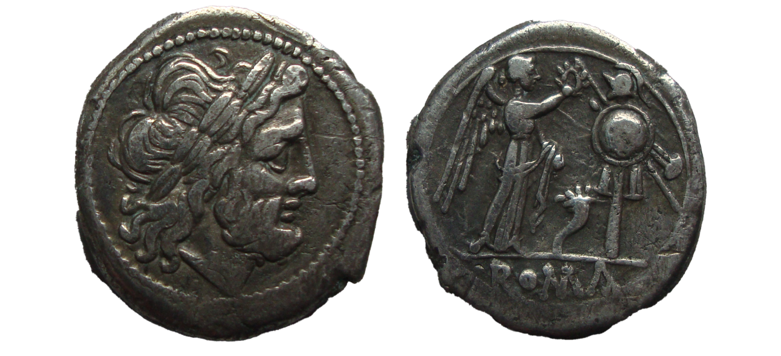Roman republic - Silver Victoriatus RARE 207 BC (AP23112) - Victoriatus ...