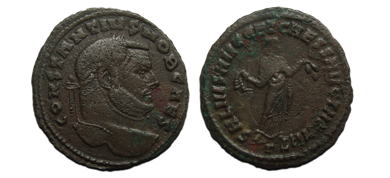 Constantius I - follis from Carthage (AP2327) - Carthago Γ ...