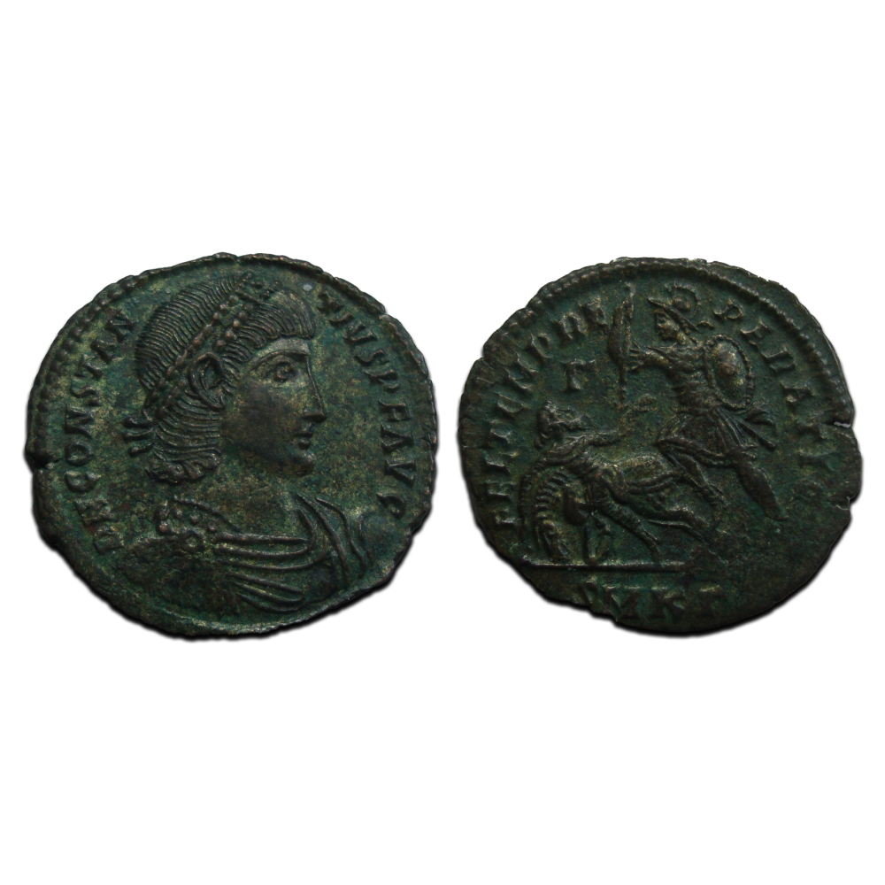 Constantius II - Gevallen ruiter (AP2465) - Fel Temp cyzicus SMKgamma ...