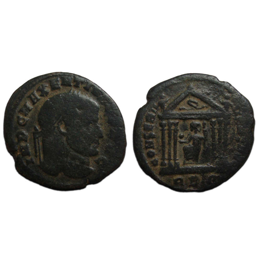 Maxentius - Temple ROME! (AU2312) - Temple of Rome RBP | RomanCoinShop.com