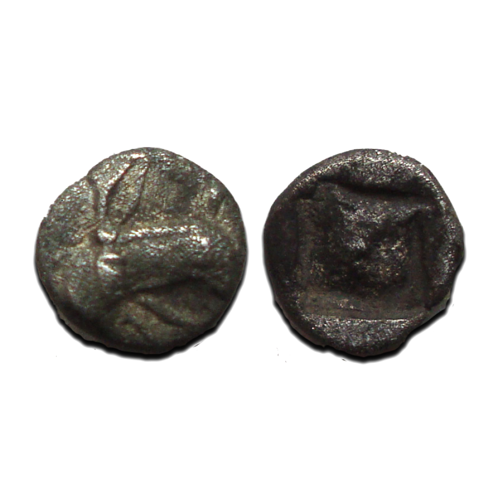 GREEK COINS - Tetartemorion tiny coin with apollo! (ME2303 ...