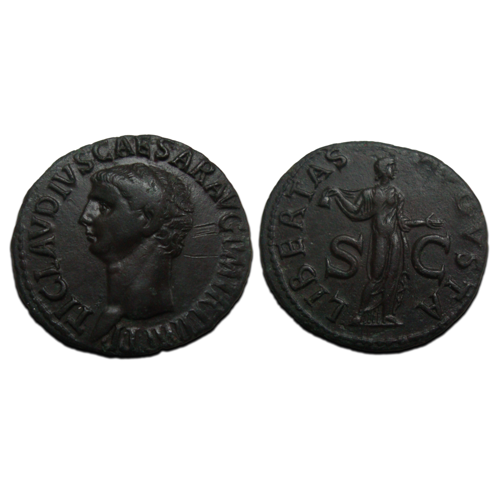 Claudius AS - Libertas Avgvsta fantastic coin (D2360) - Libertas ...