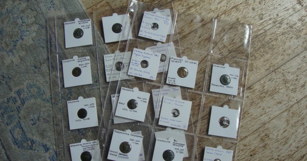 Small collection of Greek coins (MA2394) - 22 greek coins ...