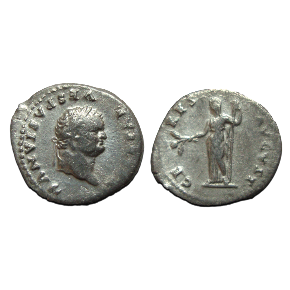 Titus - denarius CERES Rare (F2314) - CERES denarius | RomanCoinShop.com