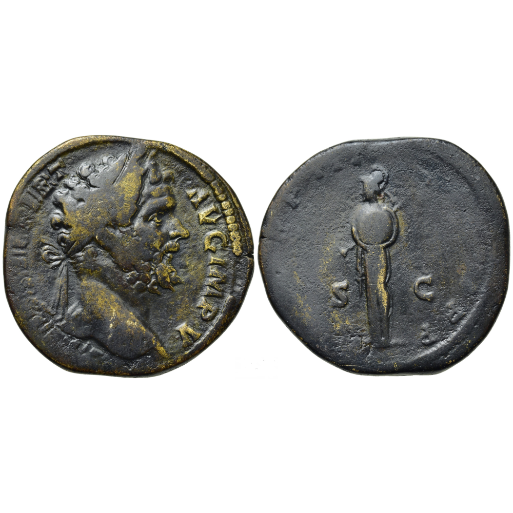 Septimius Severus - Palladium Minerva sestertius (F24104) - Minerva ...