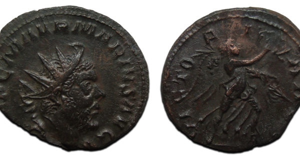 MARIUS - RARE EMPEROR (F2411) - Victoria to the right | RomanCoinShop.com