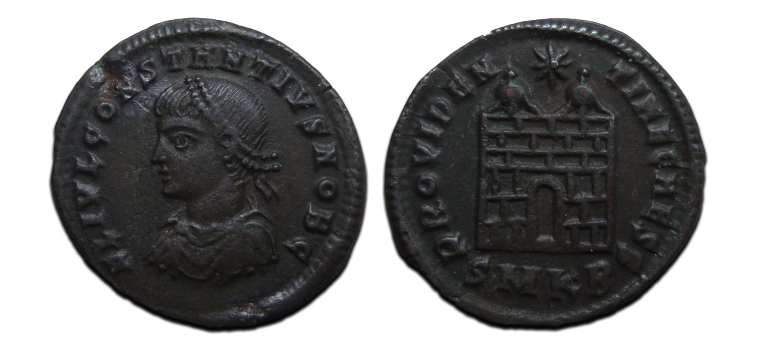 Constantius II - campgate cyzicus (F2425) - campgate SMKB ...