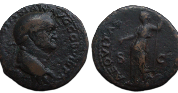 Vespasian - Aequitas Dupondius (F2486) - Aequitas as COS VII! PP ...