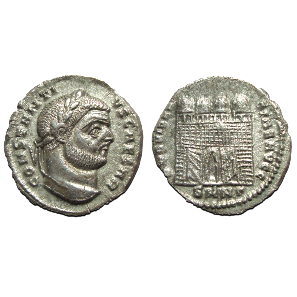 Constantius Chlorus - Argenteus, very rare R4! (JA23119) - Argenteus ...