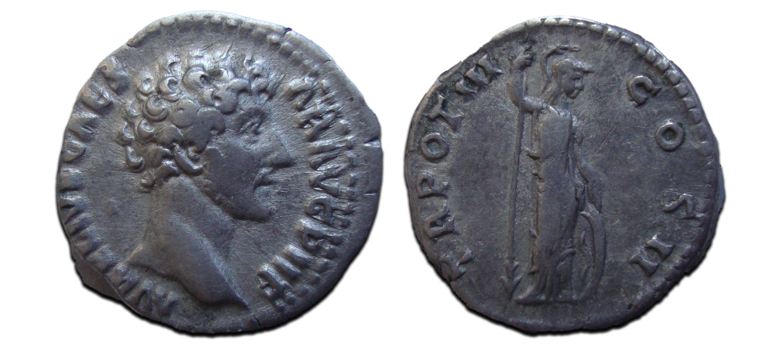 Marcus Aurelius - Minerva, young portrait JUL2318) - Minerva pot II cos ...