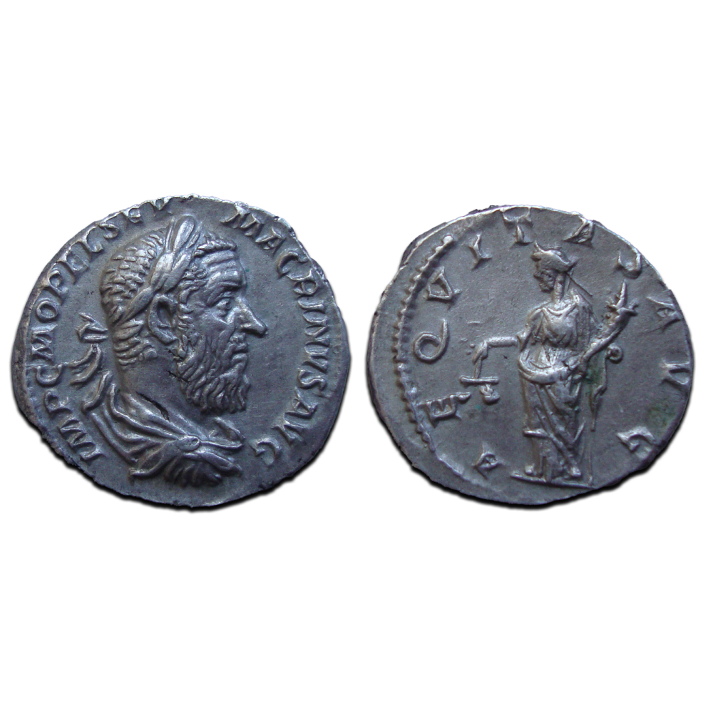 Macrinus - AEQUITAS denarius (JUL2323) - AEQUITAS denarius ...