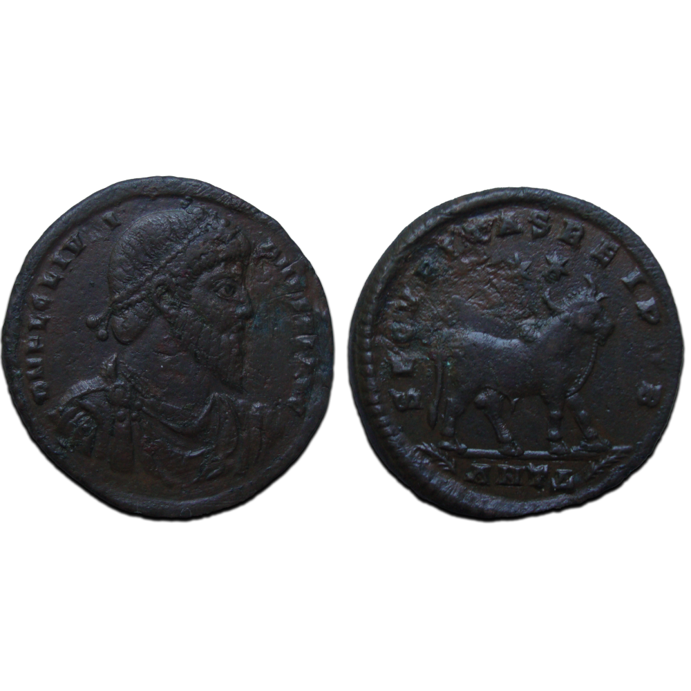 Julian II - BULL Antioch! (JUN2381) - Bull (palm)ANTΔ(palm ...