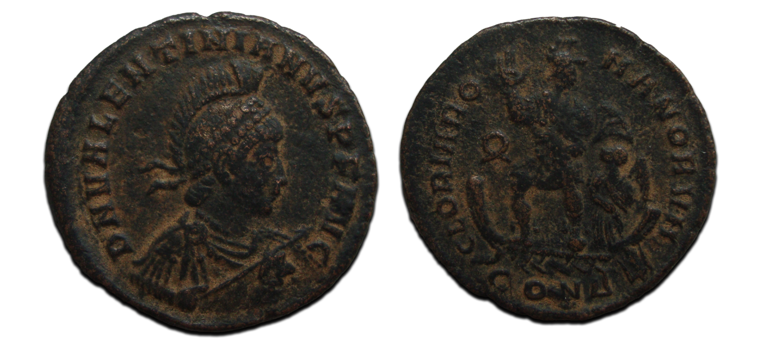 Valentinianus II - keizer op gallei (MA2327) - Gloria romanorum galley ...