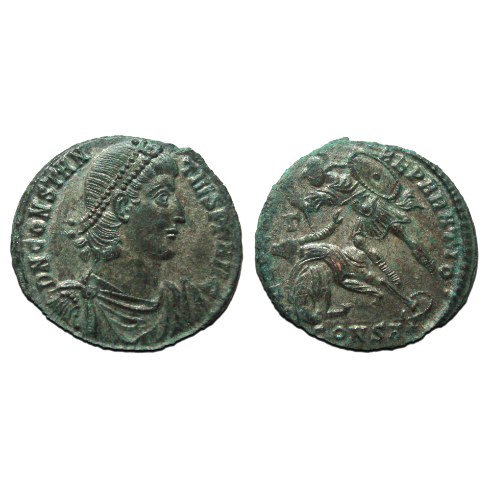 Constantius II - fallen horseman extremely fine! (MA2375) - Fel Temp ...