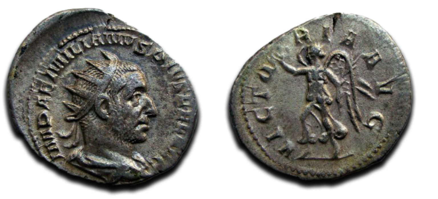AEMILIAN - rare emperor VICTORY (AU2233) - Victoria avg | RomanCoinShop.com
