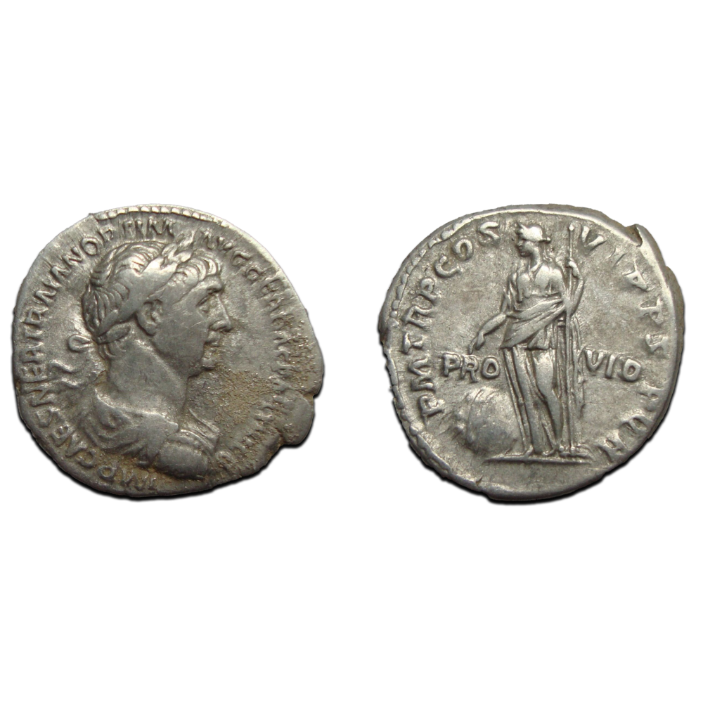 Trajan - Providentia rare bust! (AU2279) - PRO VID denarius ...