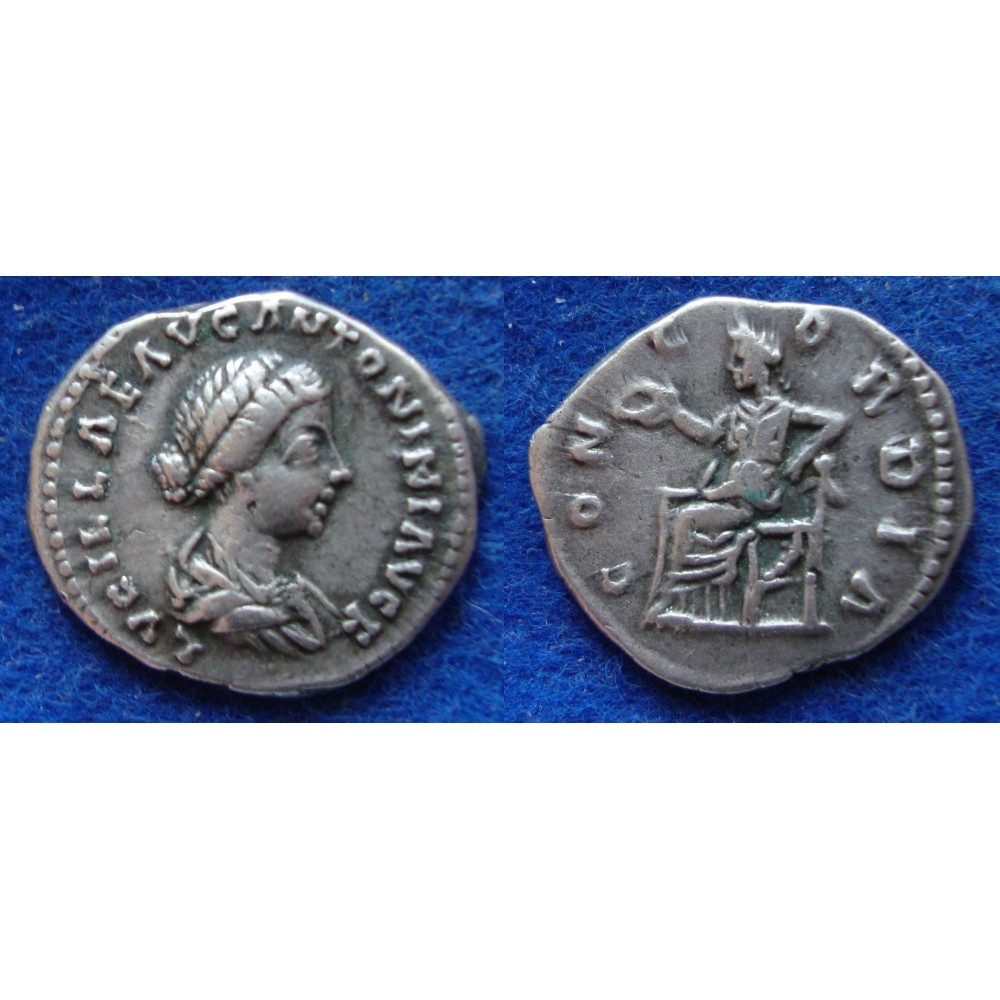 Lucilla - denarius Concordia (D1705) - Concordia denarius ...