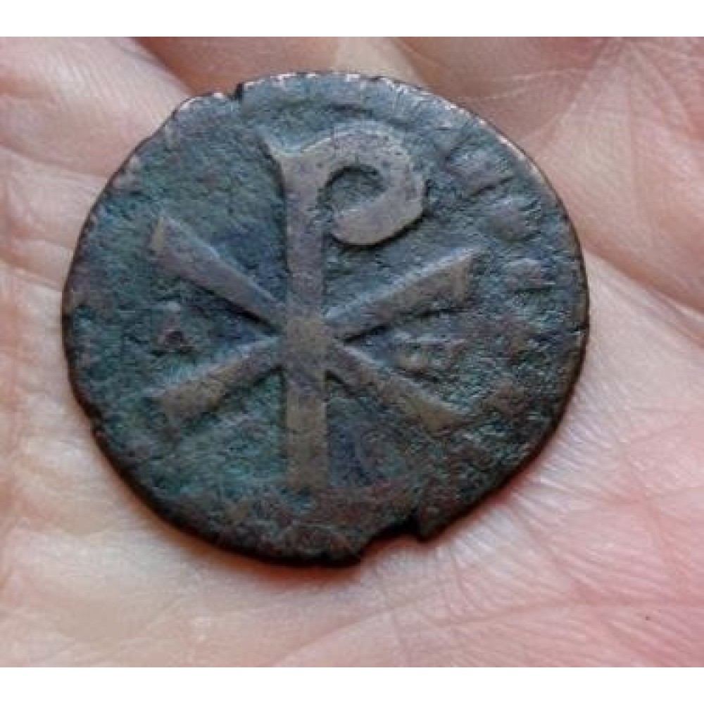 Magnentius - CHRISTOGRAM! - Christogram TRIER | RomanCoinShop.com