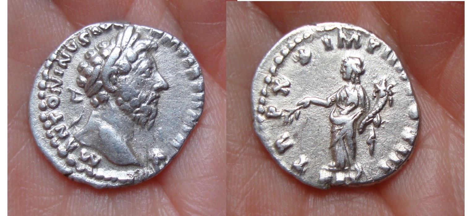Marcus Aurelius - PAX denarius (JA1626) - Pax denarius | RomanCoinShop.com