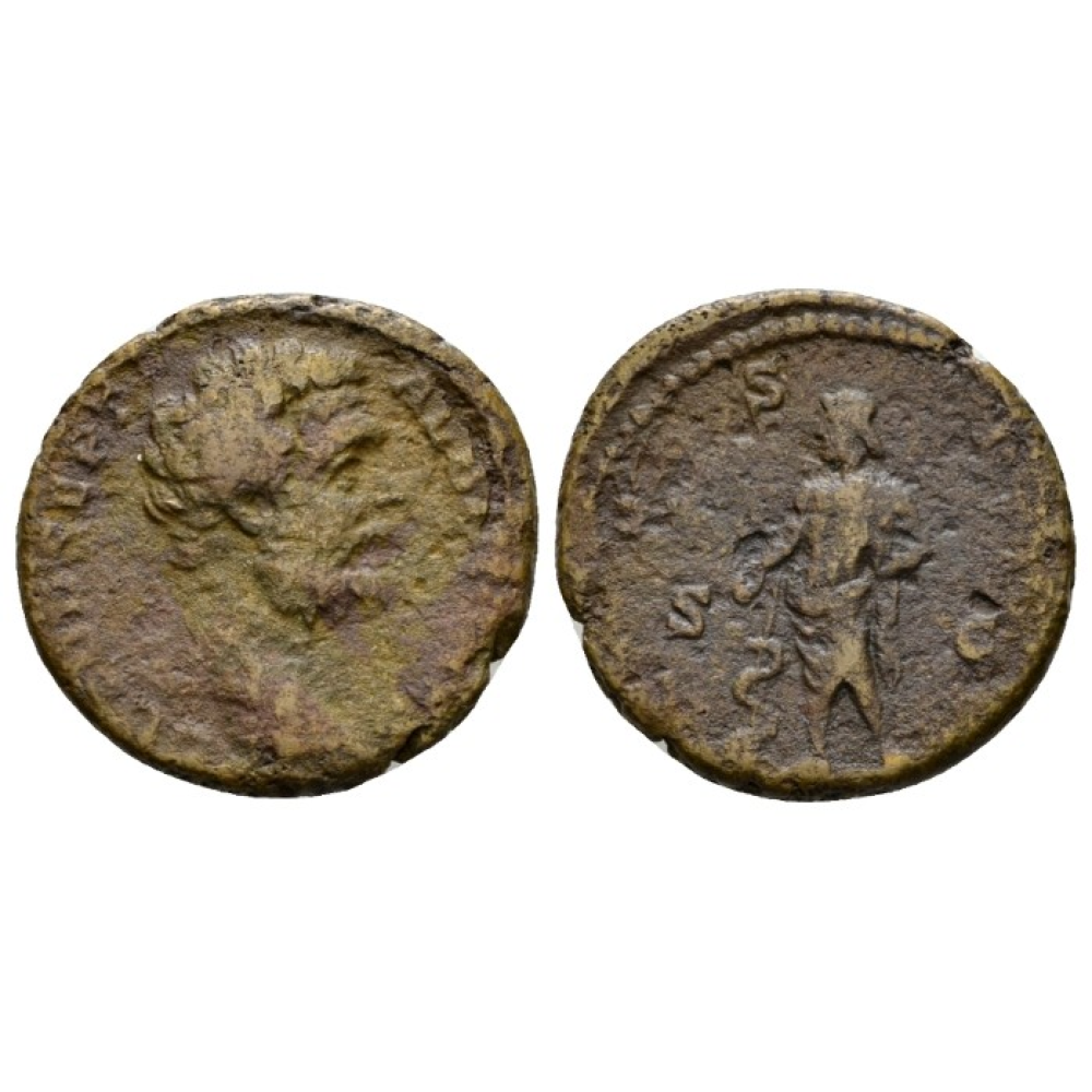 Clodius Albinus - AS met Asklepios ZELDZAAM (AU1605) - AS Asklepius ...