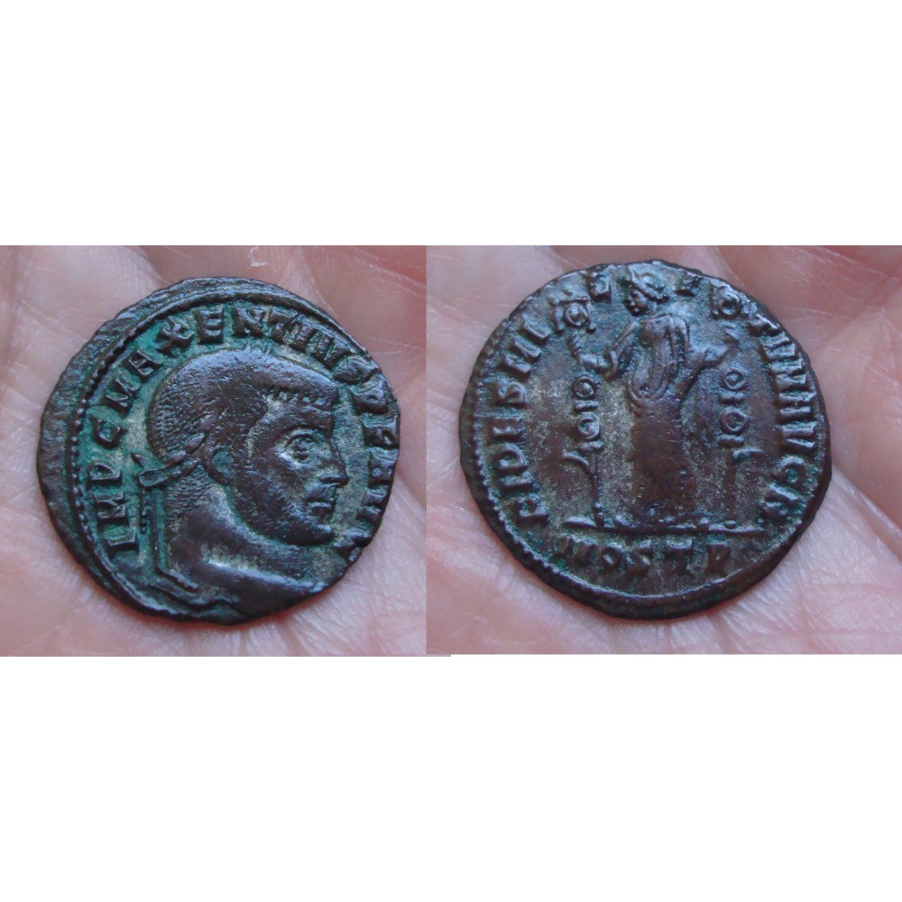 Maxentius - FIDES MILITVM (AU1609) - FIDES MILITVM | RomanCoinShop.com